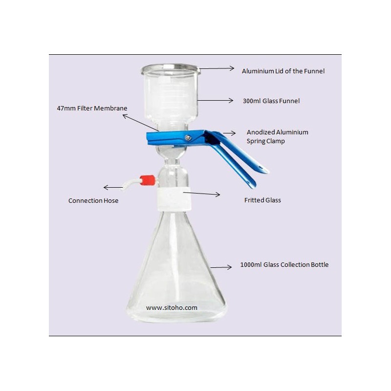 Glass Solvent Filter 3001 | Glass Penyaring Cairan