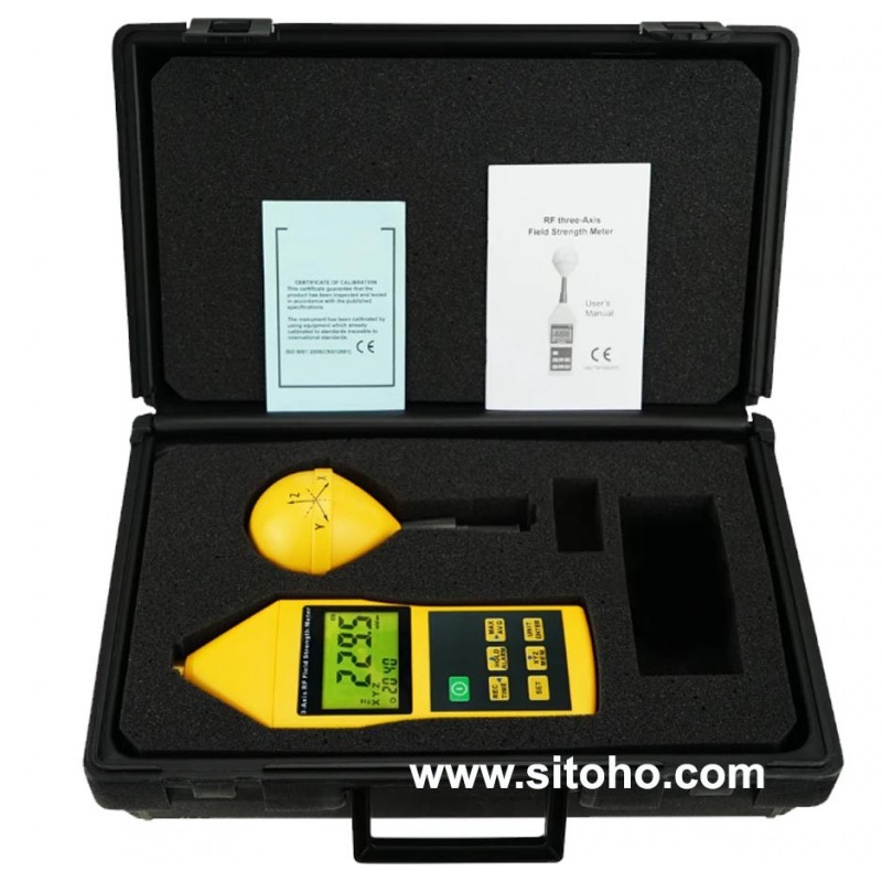 Tenmars TM-196 3-Axis RF Field Strength Meter | Radio Frequency Meter ...
